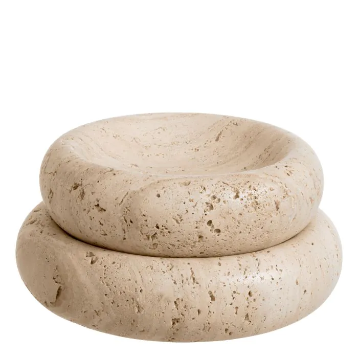 Lizz Bowls | Travertine – Eichholtz Los Angeles